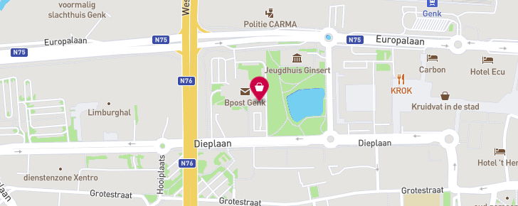 Openingsuren Postkantoor bpost Genk Dieplaan 10